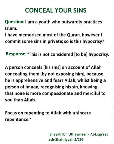 Conceal Your Sins - E M A A N L I B R A R Y . C O M ............ ا لسلف ...