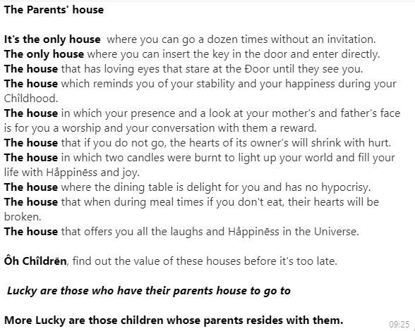 The Parents' House - E M A A N L I B R A R Y . C O M ............ ا ...