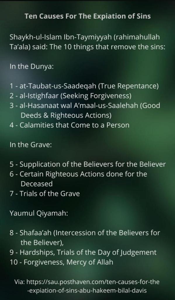 The causes for Expiation of Sins - E M A A N L I B R A R Y . C O M ...