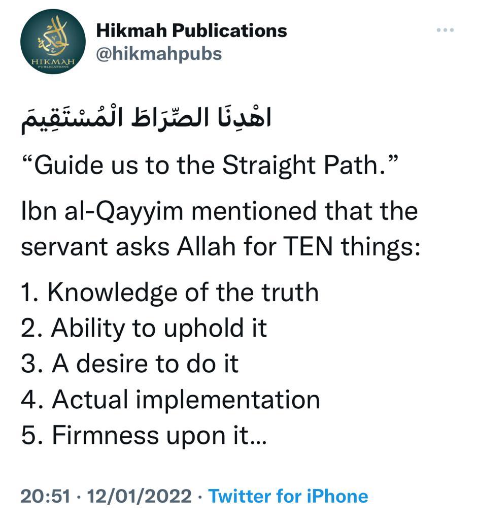 Guide us to the Straight Path - E M A A N L I B R A R Y . C O M ...
